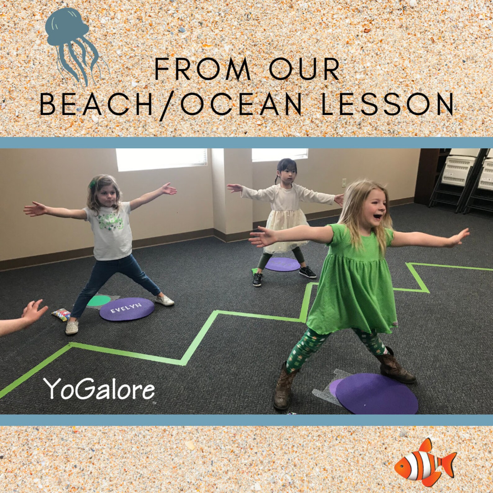 Ocean Theme Preschool Activity: Yoga & Movement Pose Cards - Etsy