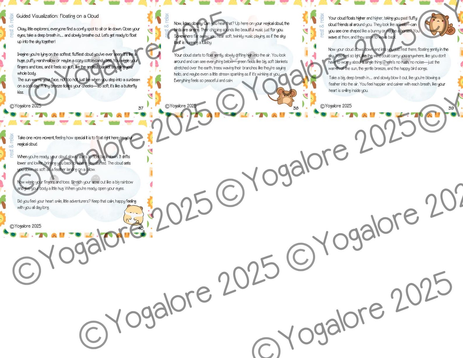 Squishies Yoga Pose Cards | Movement + Mindfulness for Preschool and ...