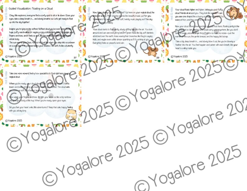 Squishies Yoga Pose Cards | Movement + Mindfulness for Preschool and ...