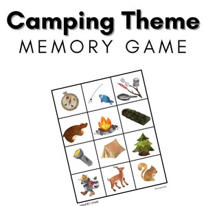 Camping Theme Yoga & Movement Pose Cards - Etsy