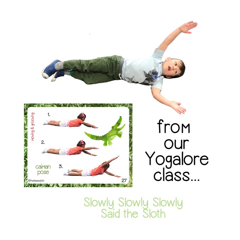 Slowly, Slowly, Slowly Said the Sloth Yoga & Movement Pose Card Set - Etsy