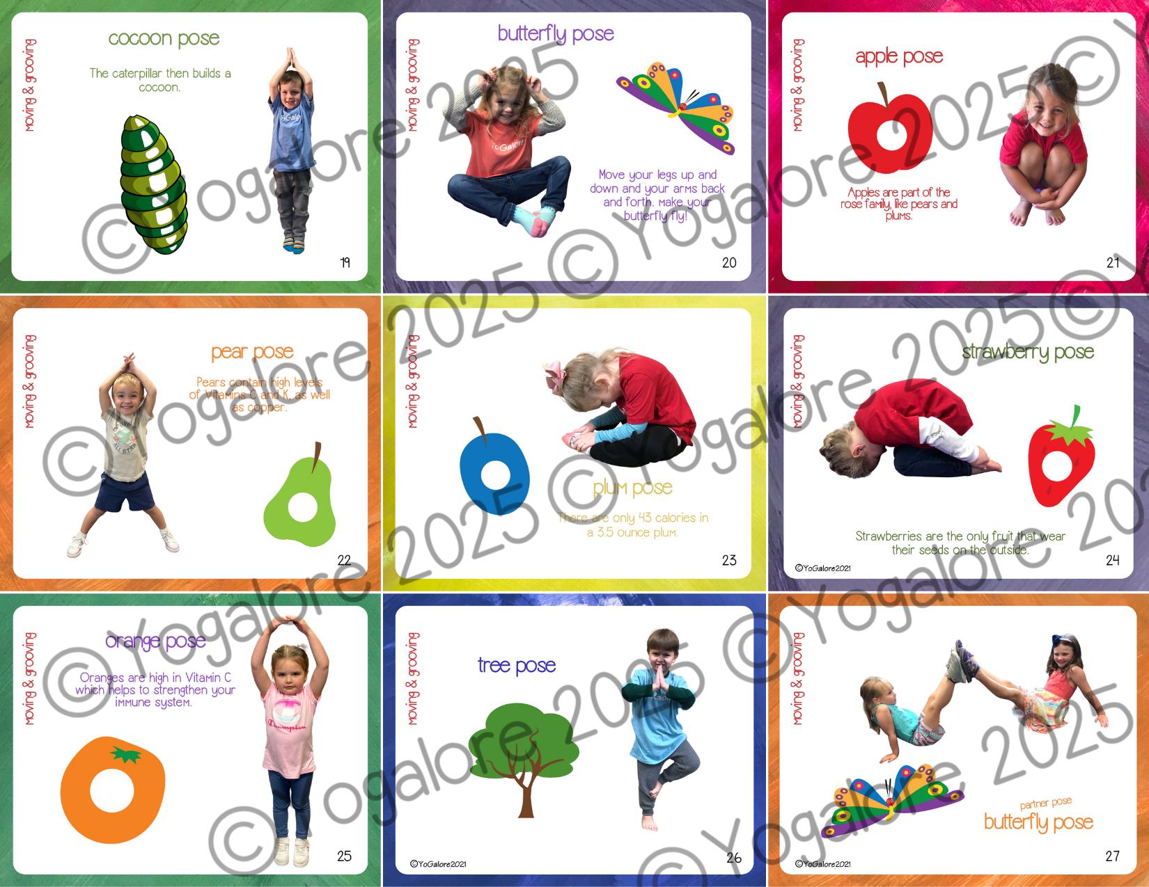 The Very Hungry Caterpillar Yoga & Movement Pose Cards - Etsy