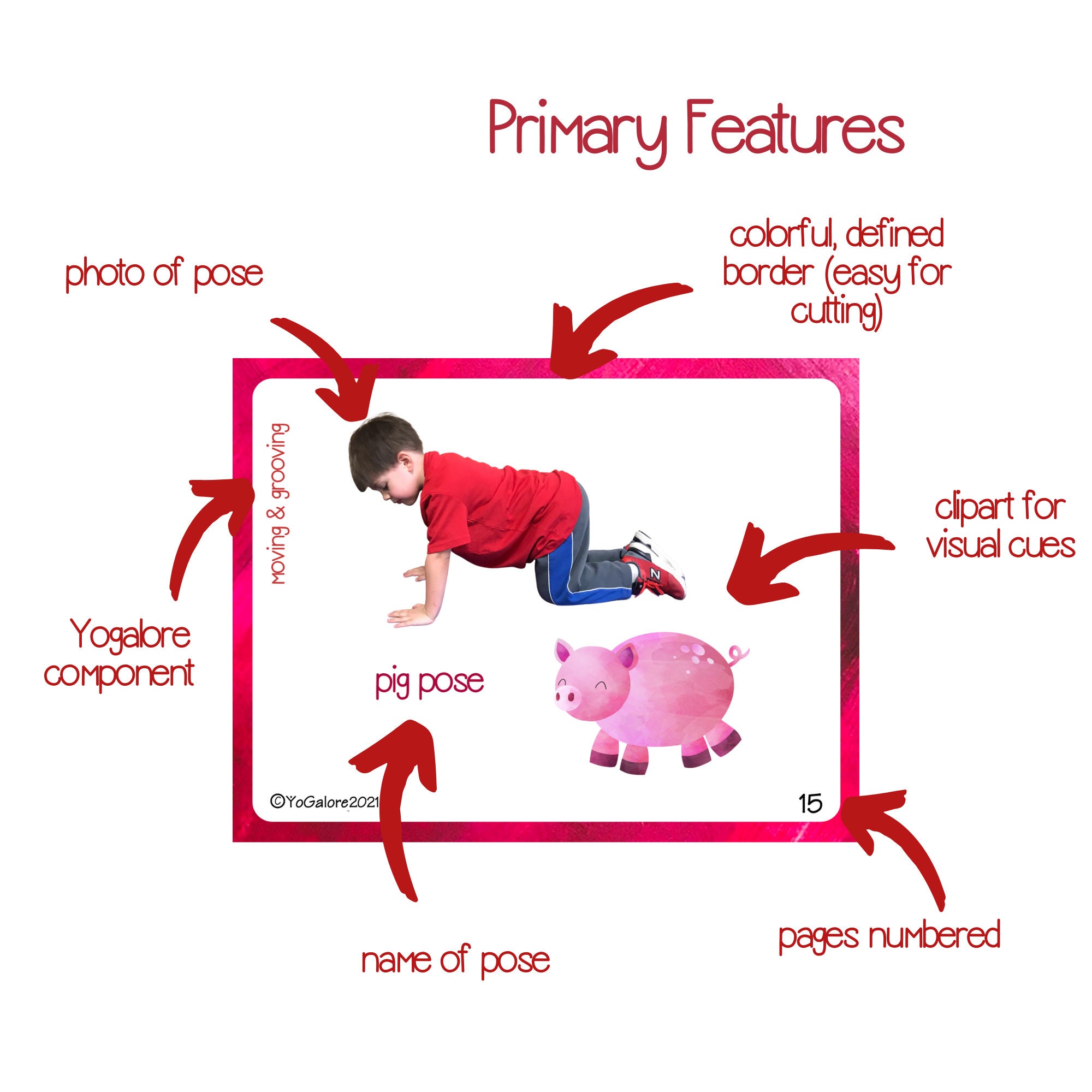 Farm Theme Yoga & Movement Cards With Classic Memory Game - Etsy