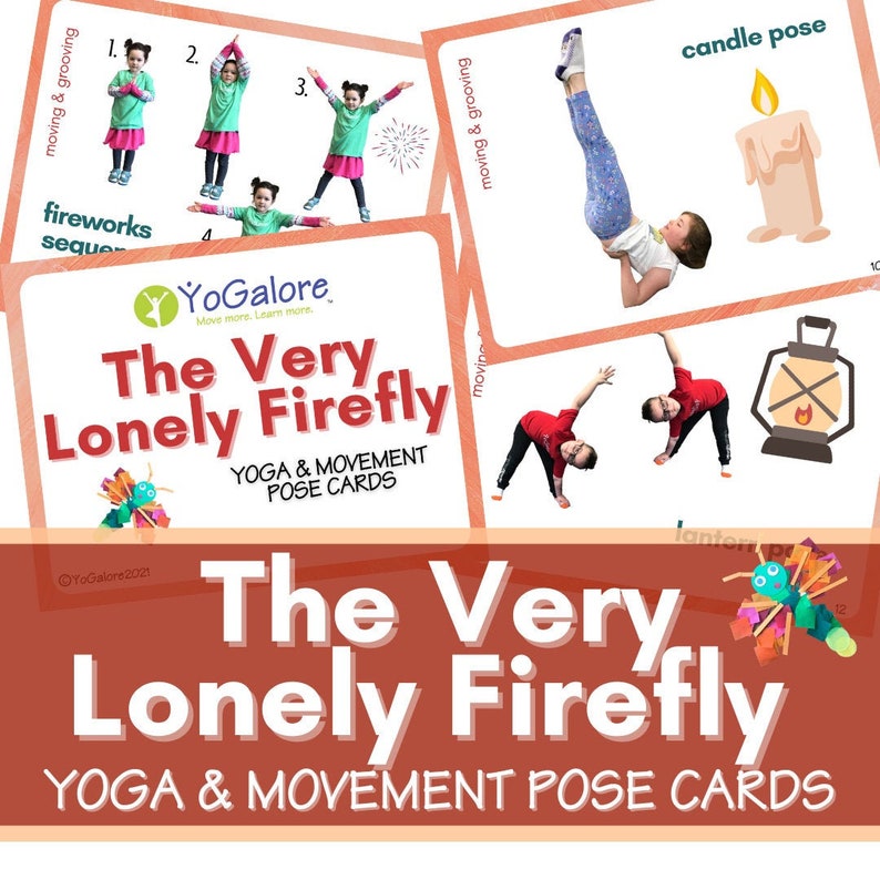 The Very Lonely Firefly Yoga & Movement Pose Cards - Etsy