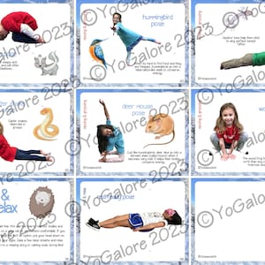 Hibernating Animals Yoga & Movement Pose Cards - Etsy