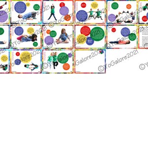 Yoga & Movement Pose Cards for Kids by Yogalore | Etsy