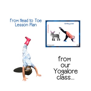 From Head to Toe Yoga & Movement Cards and Activity Sheet - Etsy