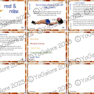 Fall Theme Activities -- Yoga & Movement Pose Cards -- Movement ...