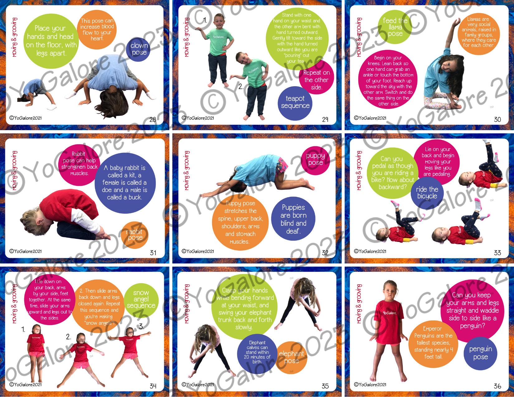 Yoga for Kids: Poses and Yoga Posters for the Classroom Yogamore ...