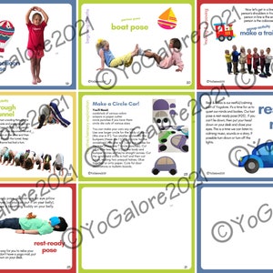 Transportation Theme Yoga & Movement Pose Cards | Etsy