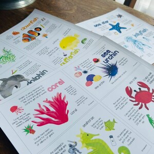 Ocean Life Fact Posters and Cards, Printable Sea Animal Facts for Kids ...
