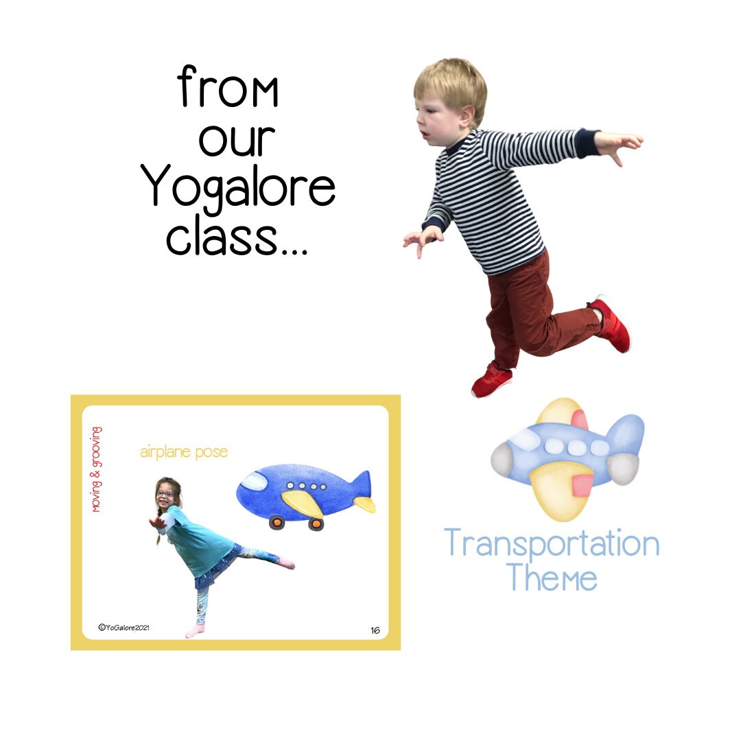 Transportation Theme Yoga & Movement Pose Cards - Etsy
