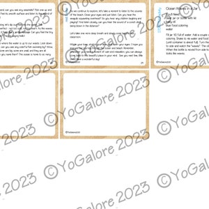 Ocean Theme Preschool Activity: Yoga & Movement Pose Cards - Etsy