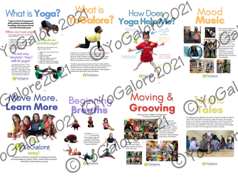 Kids Yoga Posters for the Classroom - Etsy