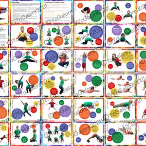 Yoga & Movement Pose Cards for Kids by Yogalore | Etsy