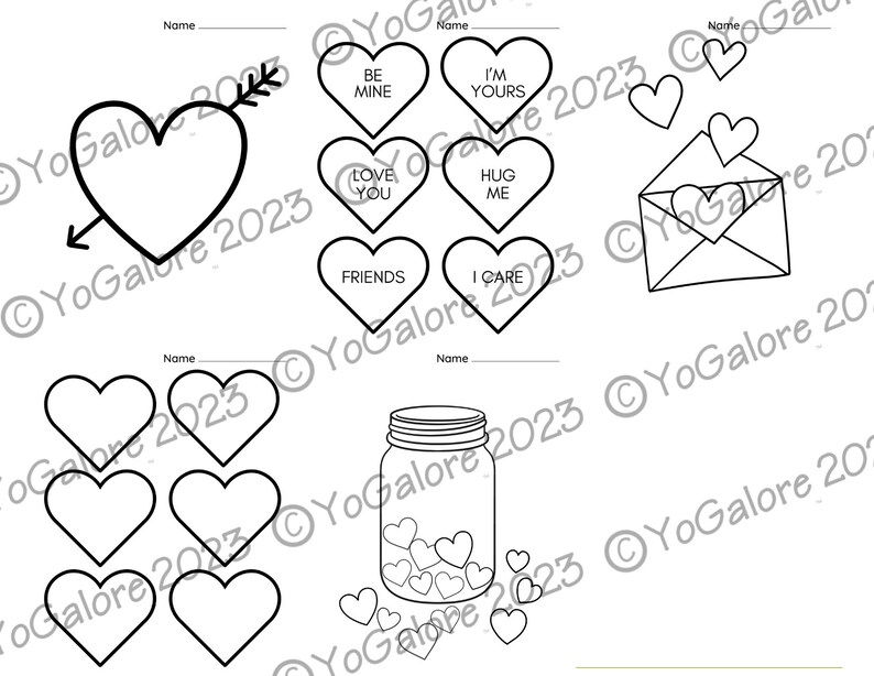 Valentine's Day Yoga & Movement Cards -- Partner Poses - Etsy