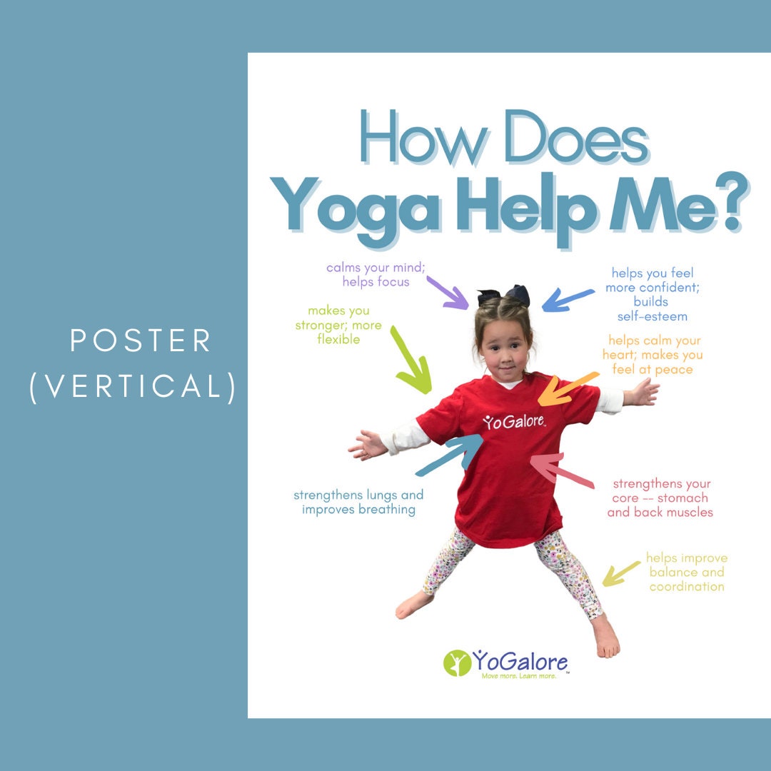 Kids Yoga Posters for the Classroom - Etsy