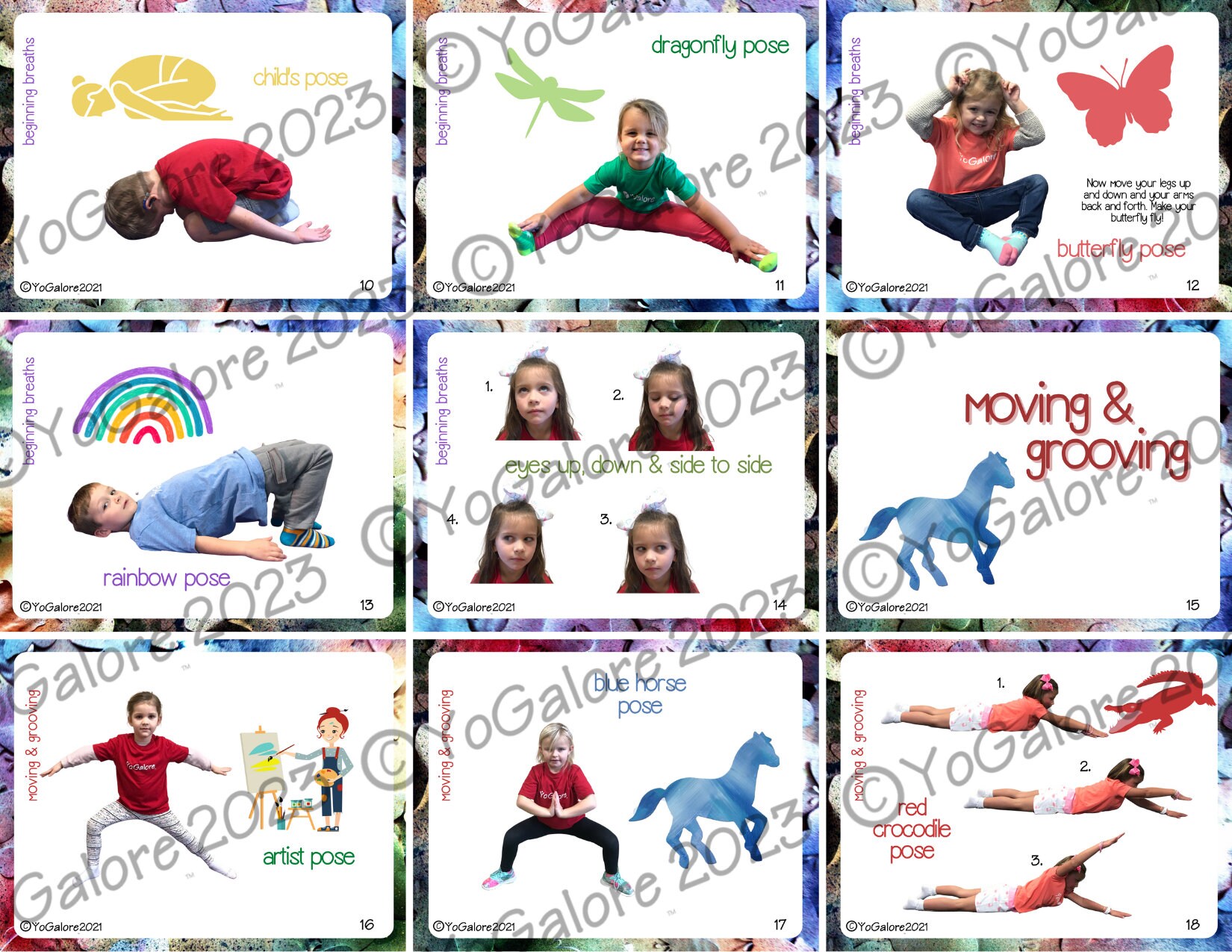 The Artist Who Painted a Blue Horse Art Lesson Plan With Yoga ...