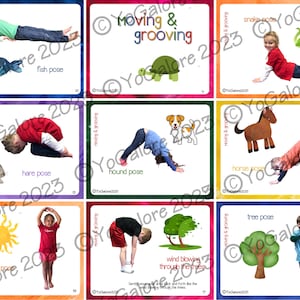 Eric Carle Inspired Yoga & Movement Cards: Preschool Activities With ...