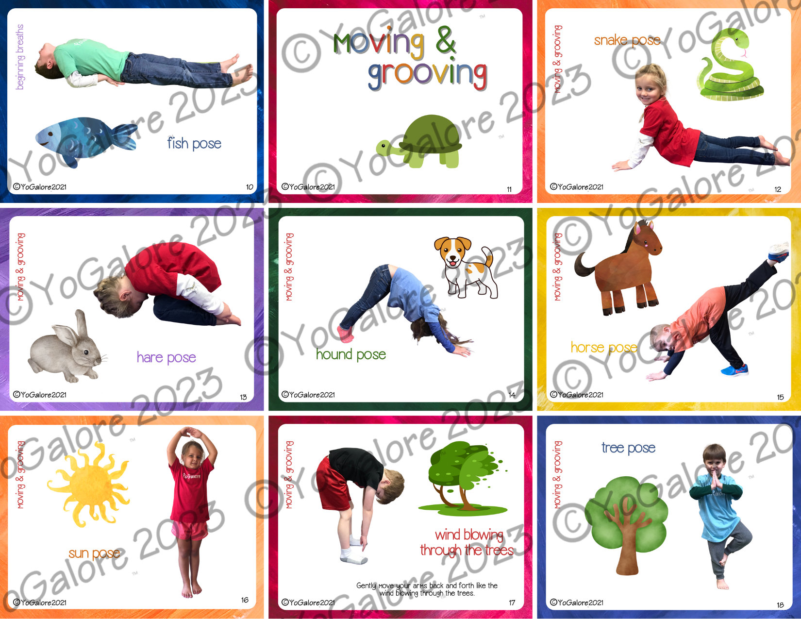 Eric Carle Inspired Yoga & Movement Cards: Preschool Activities With ...