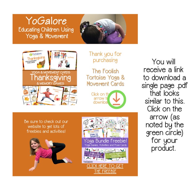 Thanksgiving Theme Activities: Yoga & Movement Pose Cards and Memory ...