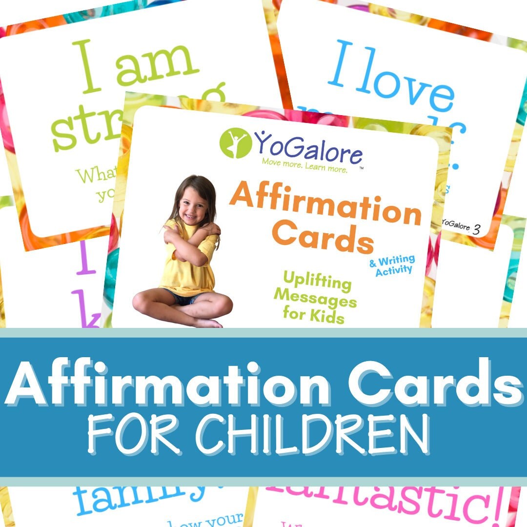 Affirmation Cards for Children - Etsy