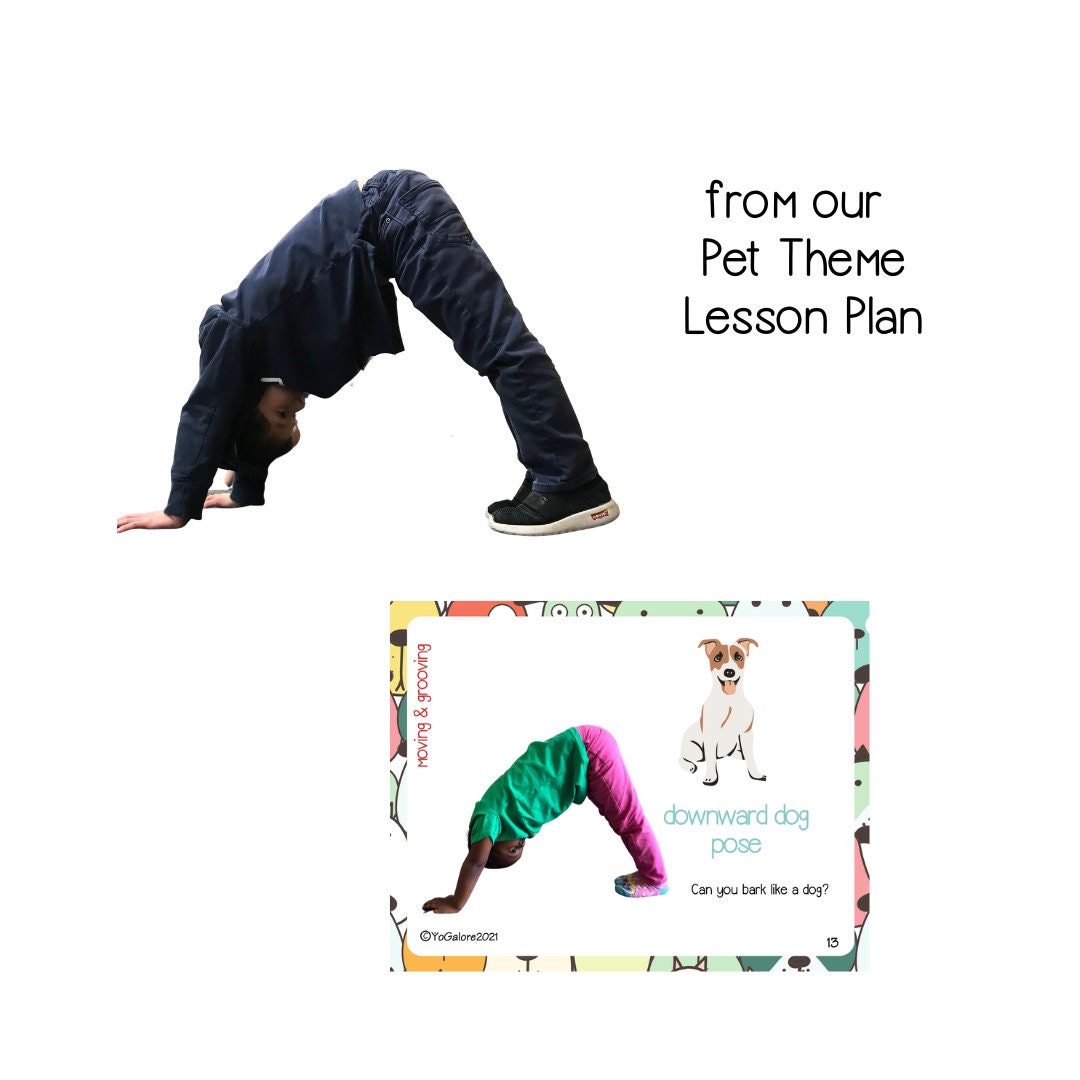 Pet Theme Yoga & Movement Pose Cards - Etsy