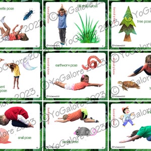 Eric Carle Inspired Yoga & Movement Cards: Preschool Activities With ...