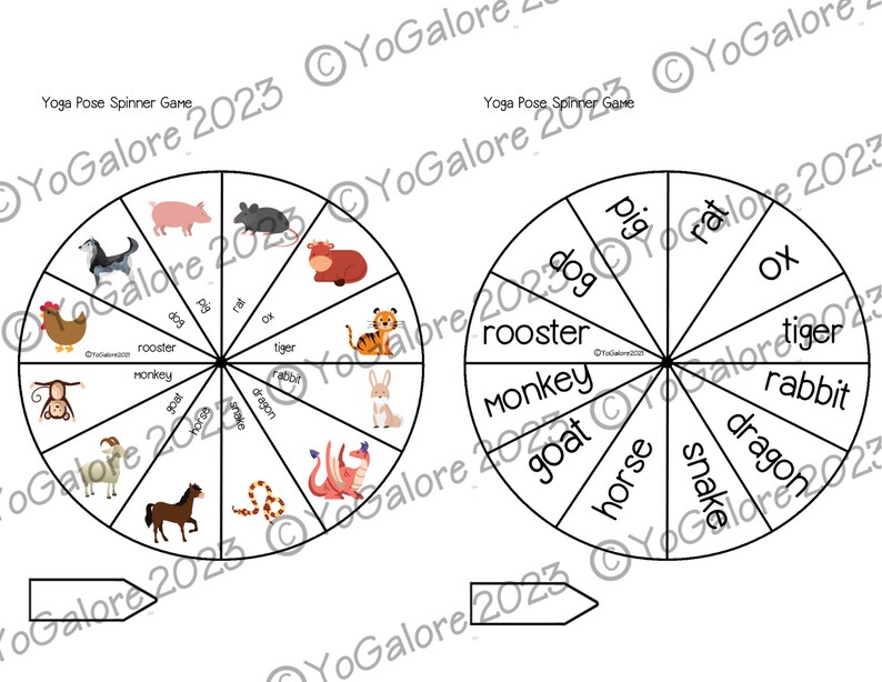 Chinese New Year Activities for Preschool: Yoga & Movement Cards - Etsy