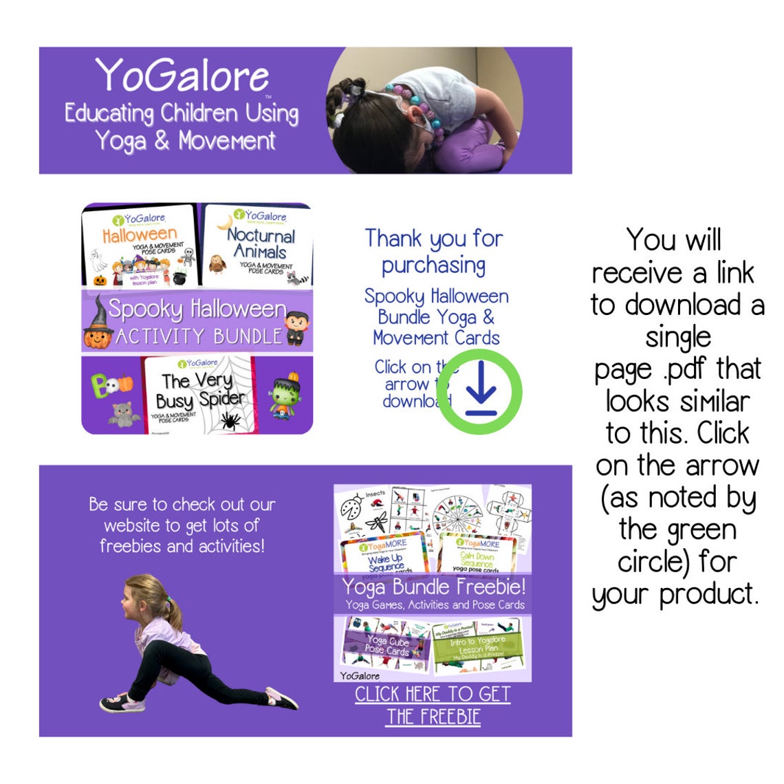 Halloween/movement Activities for Preschool: Yoga & Movement Pose Cards ...