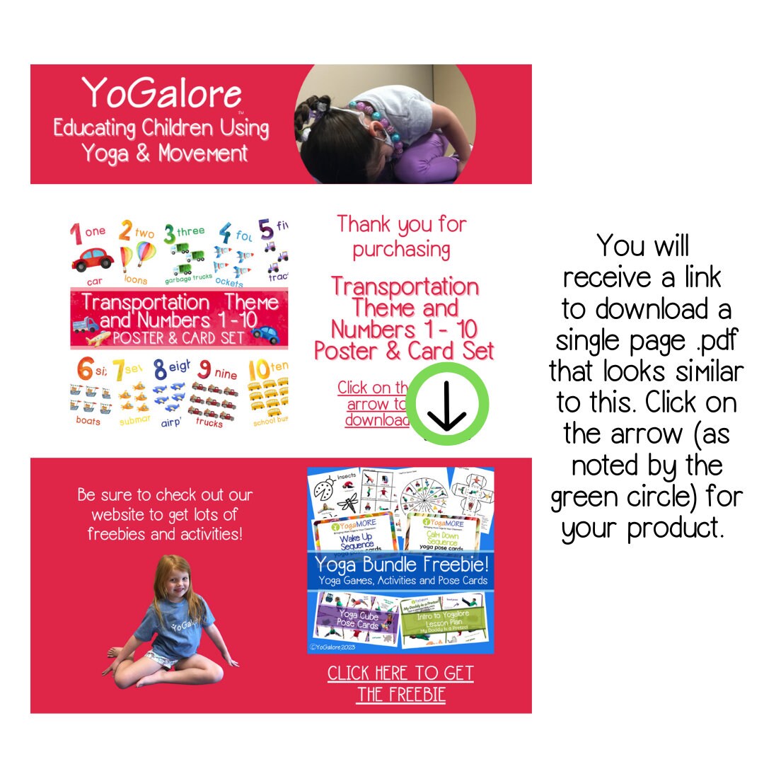 Transportation Theme Counting Posters and Cards/numbers 1 - 10 - Etsy