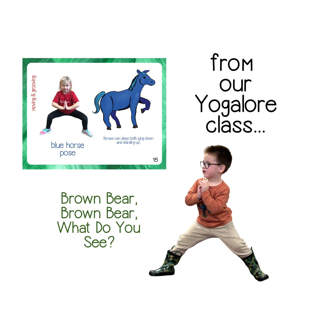 Brown Bear, Brown Bear What Do You See? Yoga & Movement Pose Cards - Etsy