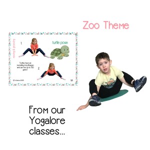 Zoo Animal Theme Yoga & Movement Cards for Preschool and Kindergarten ...