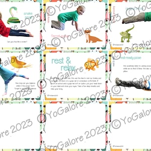 Pet Theme Yoga & Movement Pose Cards - Etsy