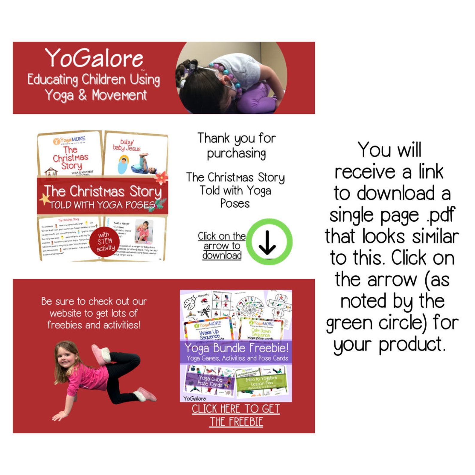 The Christmas Story Yoga & Movement Pose Cards - Etsy