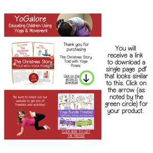 The Christmas Story Yoga & Movement Pose Cards - Etsy