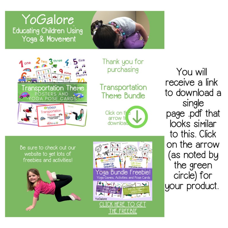 Transportation Preschool Activities: Yoga & Movement Pose Cards and ...