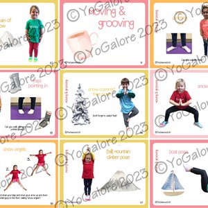 The Snowy Day Yoga & Movement Pose Cards With Printable Activities - Etsy