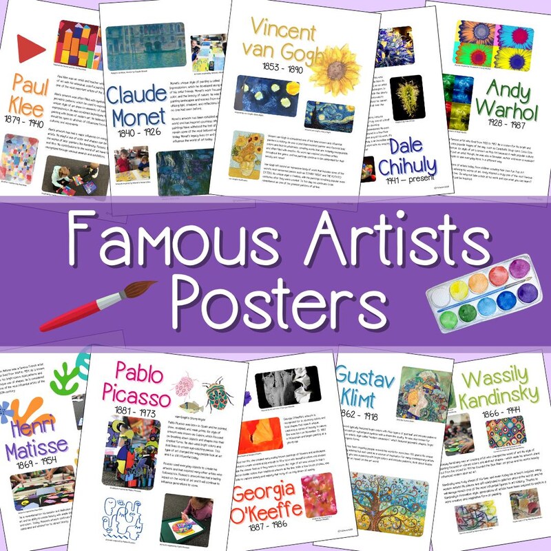 Famous Artists - Etsy