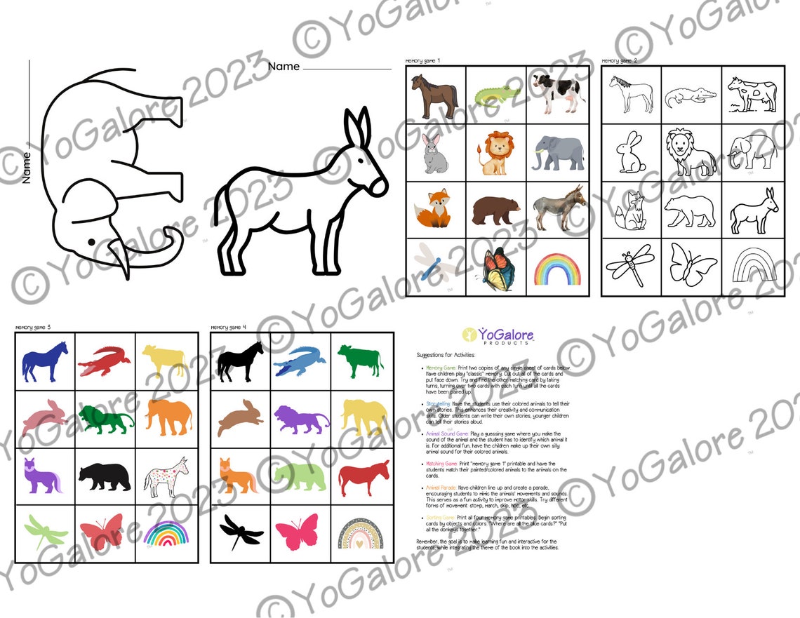 The Artist Who Painted a Blue Horse Art Lesson Plan With Yoga ...