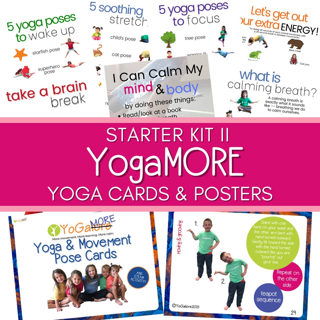 Yoga for Kids: Poses and Yoga Posters for the Classroom Yogamore ...