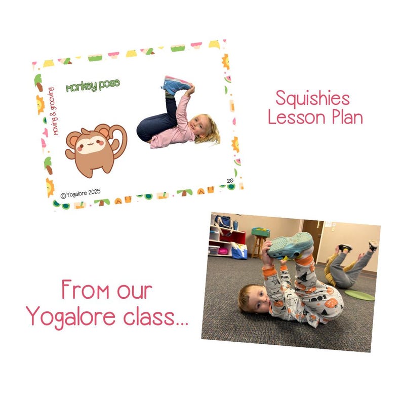 Squishies Yoga Pose Cards | Movement + Mindfulness for Preschool and ...