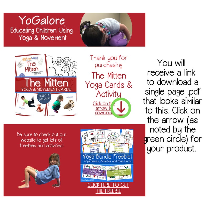 The Mitten Yoga & Movement Pose Cards With Activity - Etsy