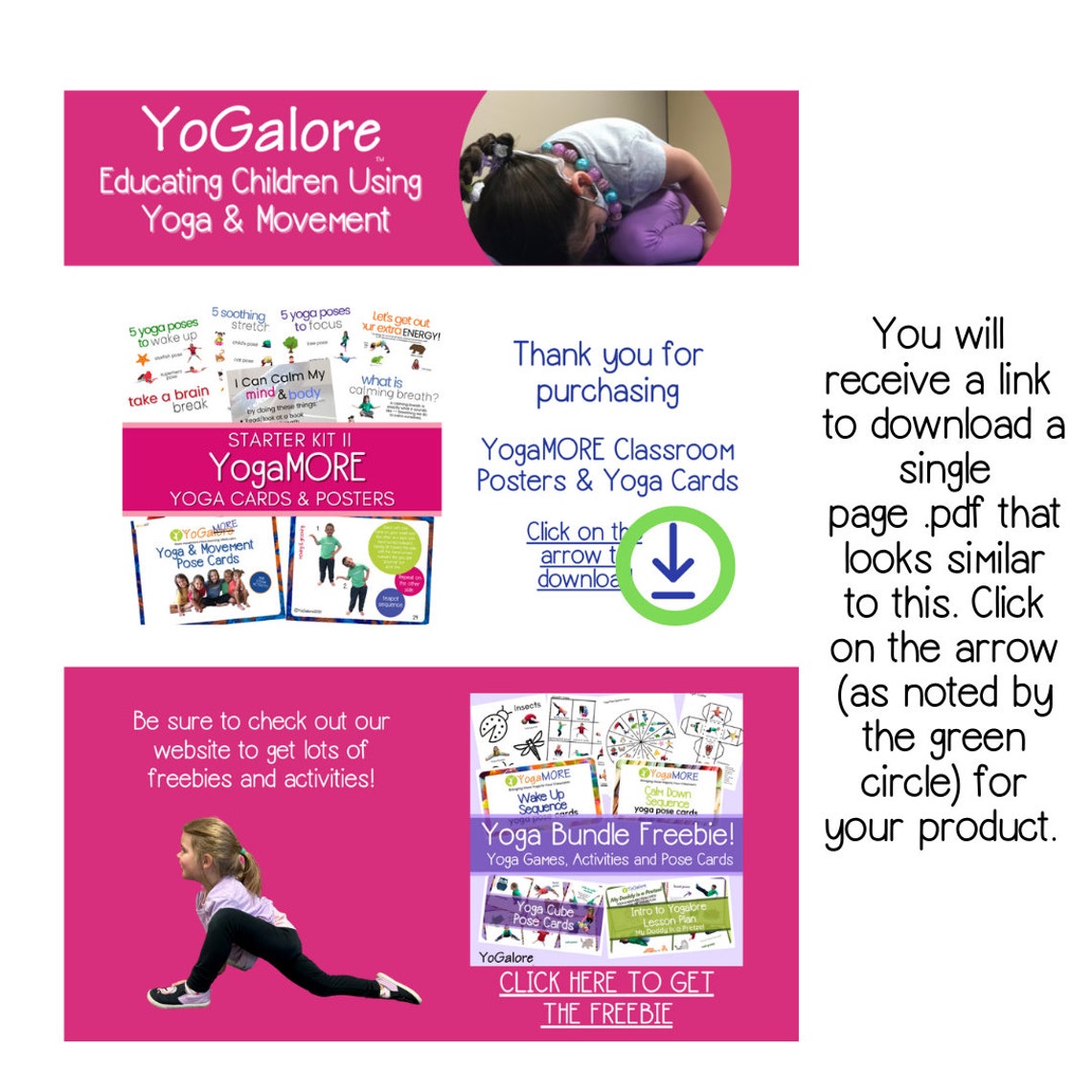 Yoga for Kids: Poses and Yoga Posters for the Classroom Yogamore ...