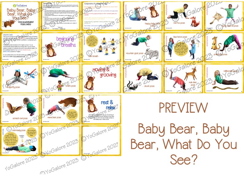 The Bear Bundle by Eric Carle and Bill Martin Jr.: Yoga & Movement ...