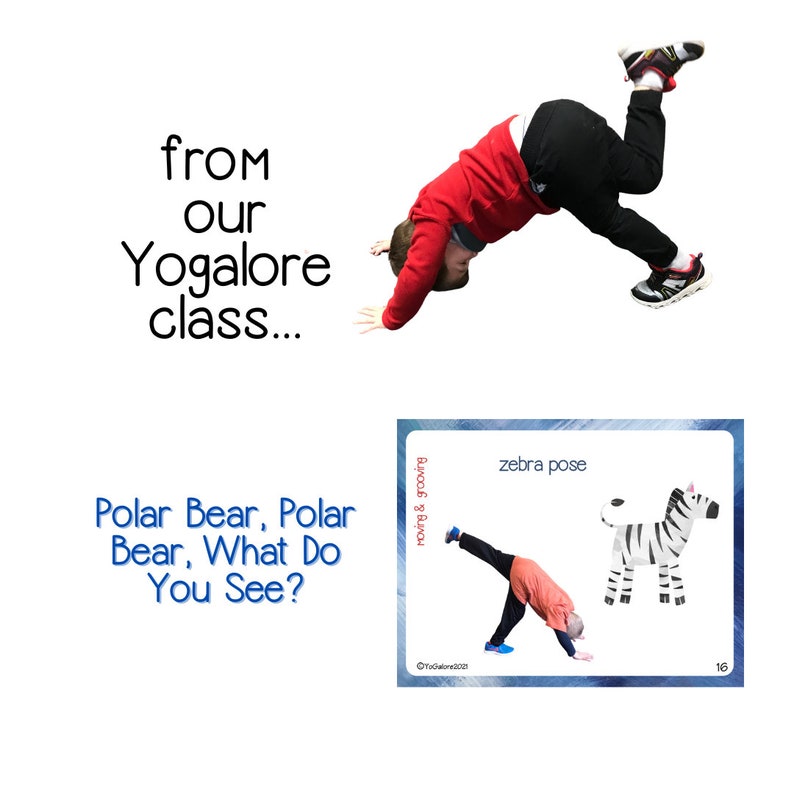 Polar Bear, Polar Bear, What Do You Hear Yoga & Movement Pose Cards - Etsy