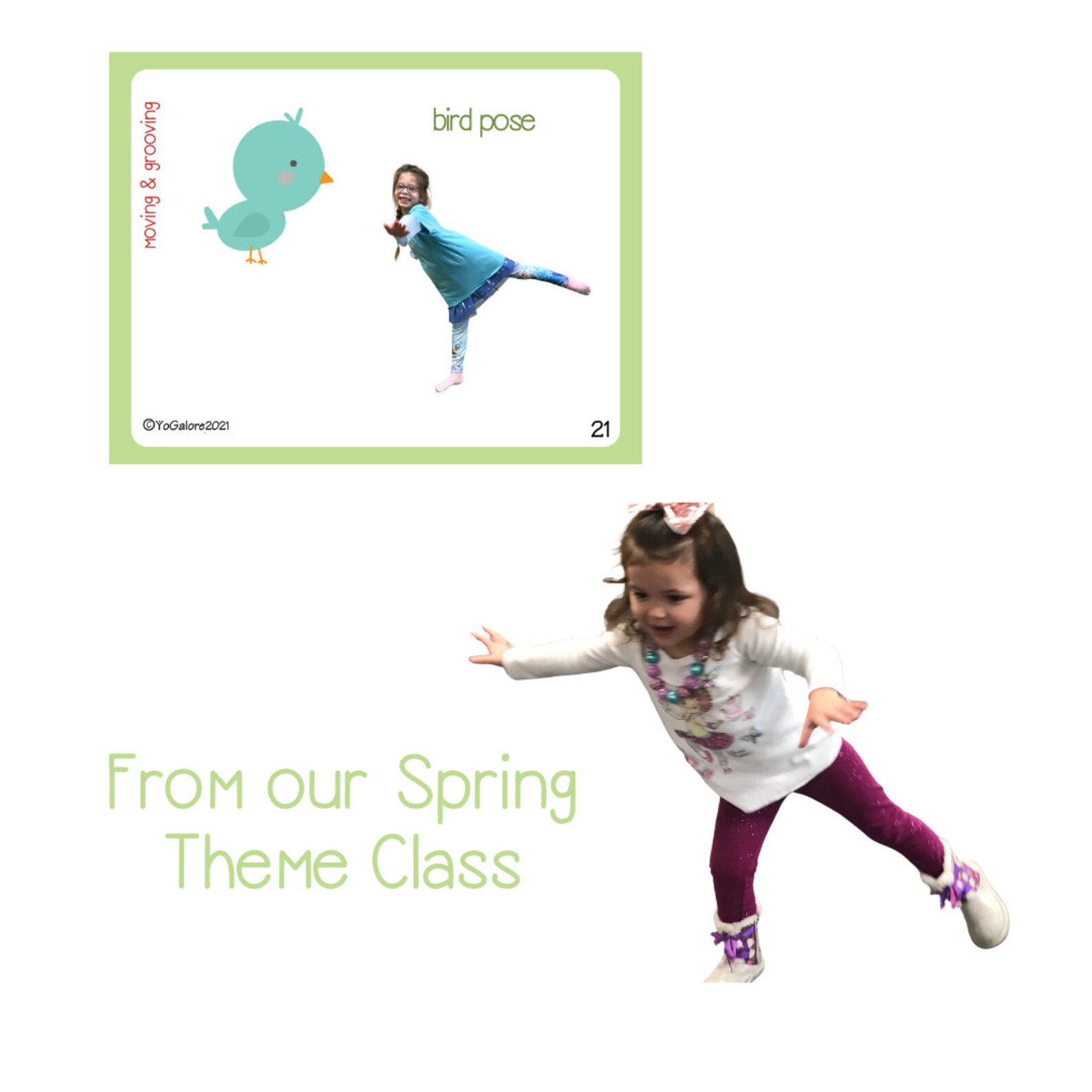 Spring Theme Yoga & Movement Cards - Etsy