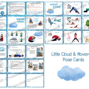 Preschool-friendly Yoga & Movement Cards Bundle | Eric Carle Inspired ...