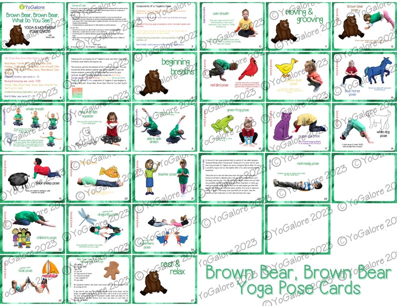 The Bear Bundle by Eric Carle and Bill Martin Jr.: Yoga & Movement ...