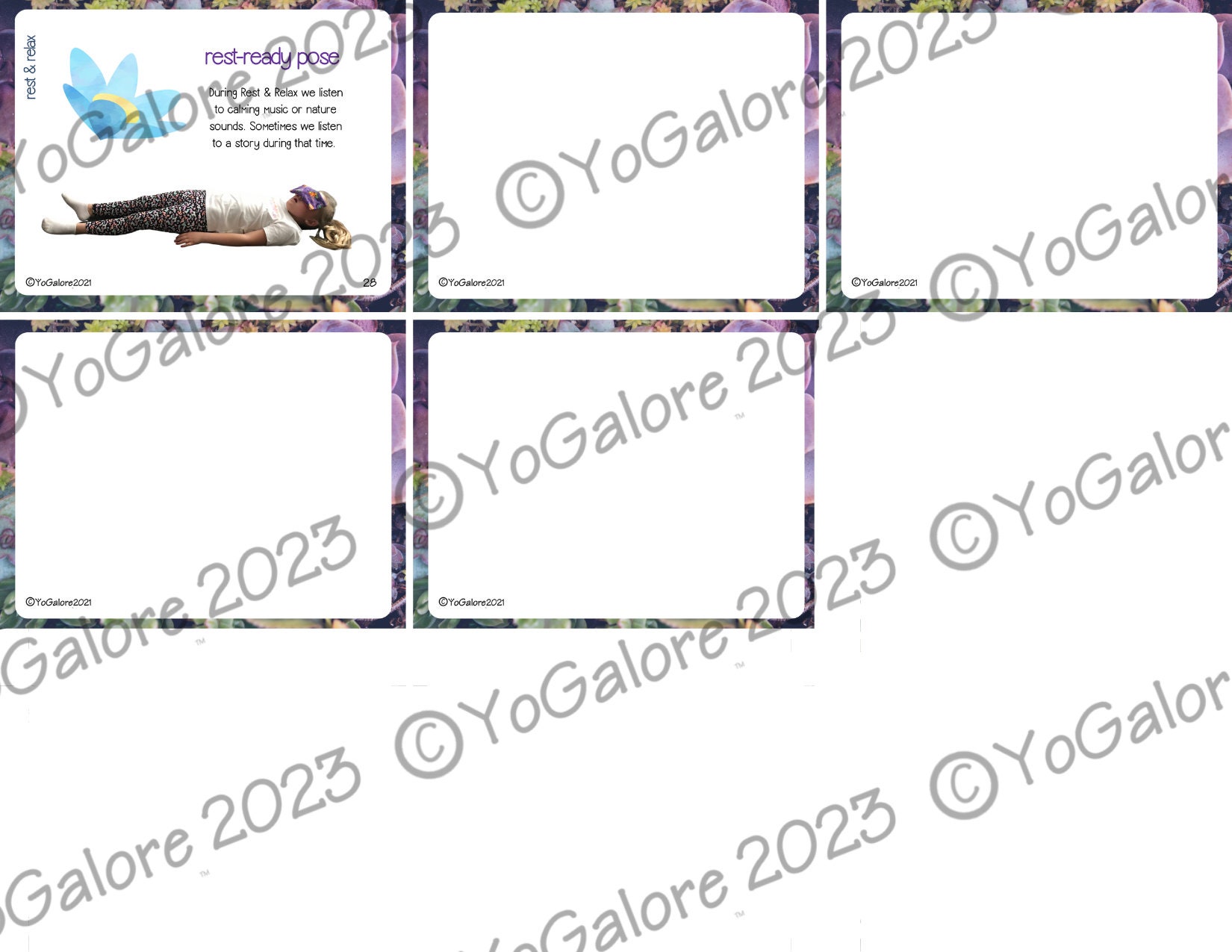 Desert Animal Yoga & Movement Pose Cards - Fun and Engaging Activity ...